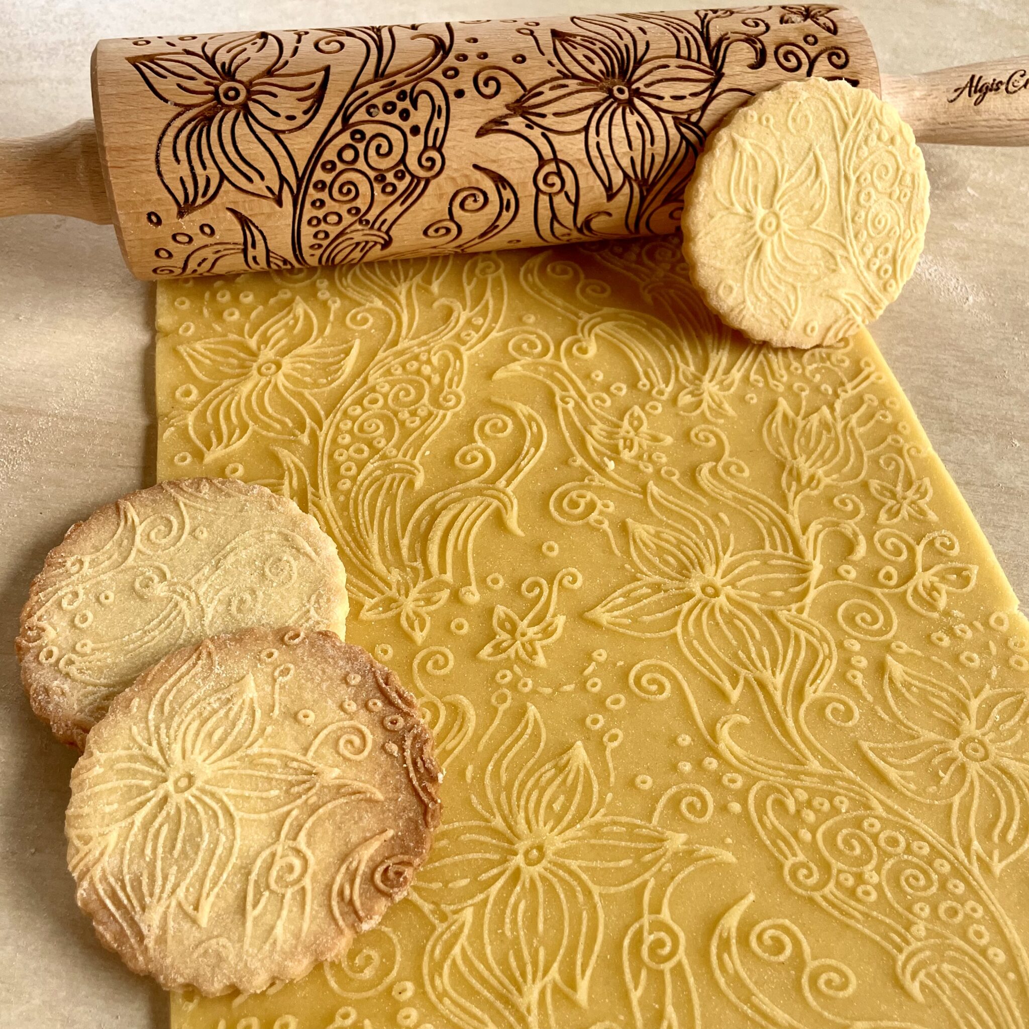 Embossed Rolling Pins - 300+ Unique Designs | Shop Algis Crafts