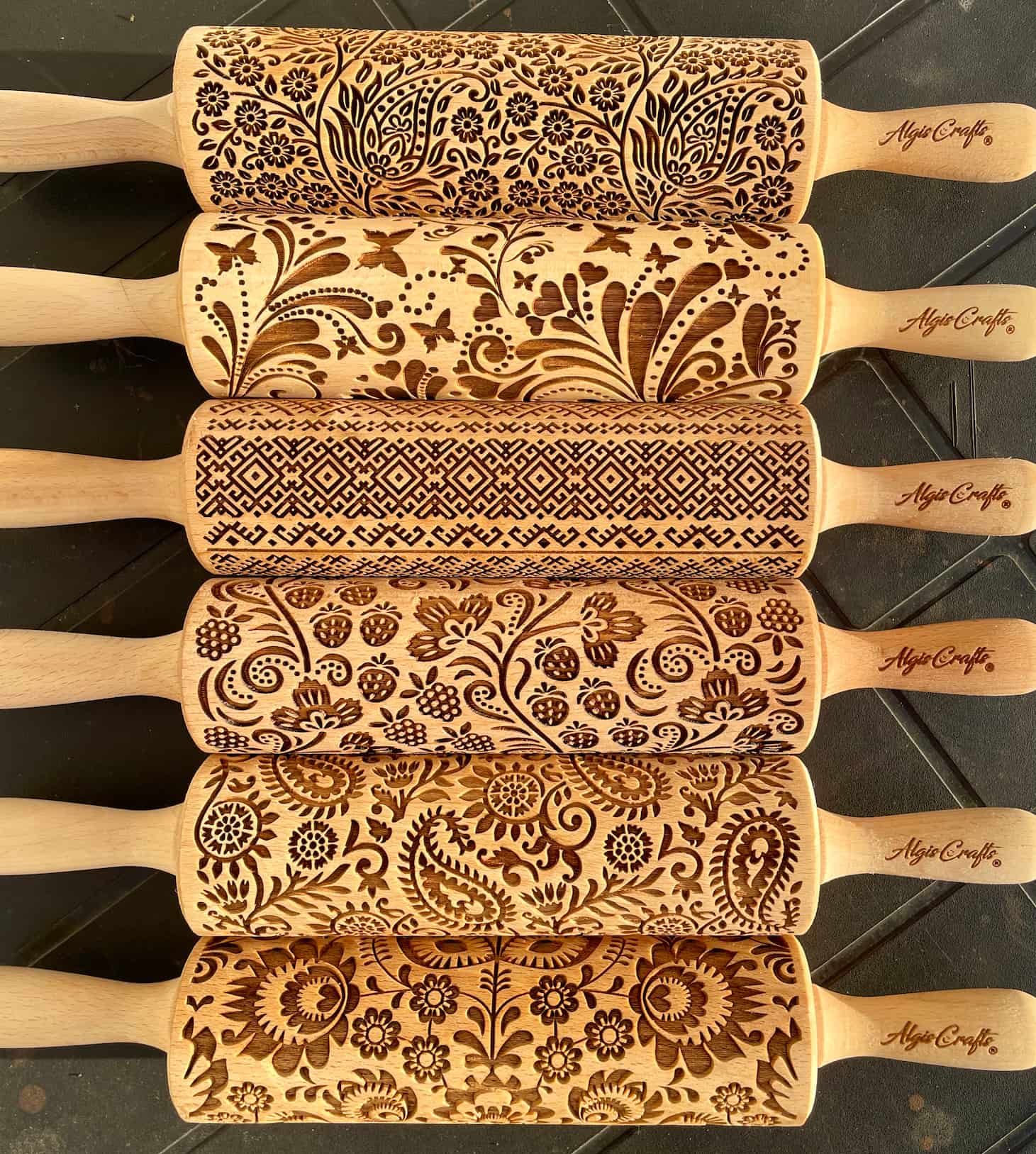 5 Unique Ways to Use an Engraved Rolling Pin - Algis Crafts